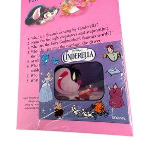 Disney | Other | Vintage Walt Disney Masterpiece Cinderella Trivia ...